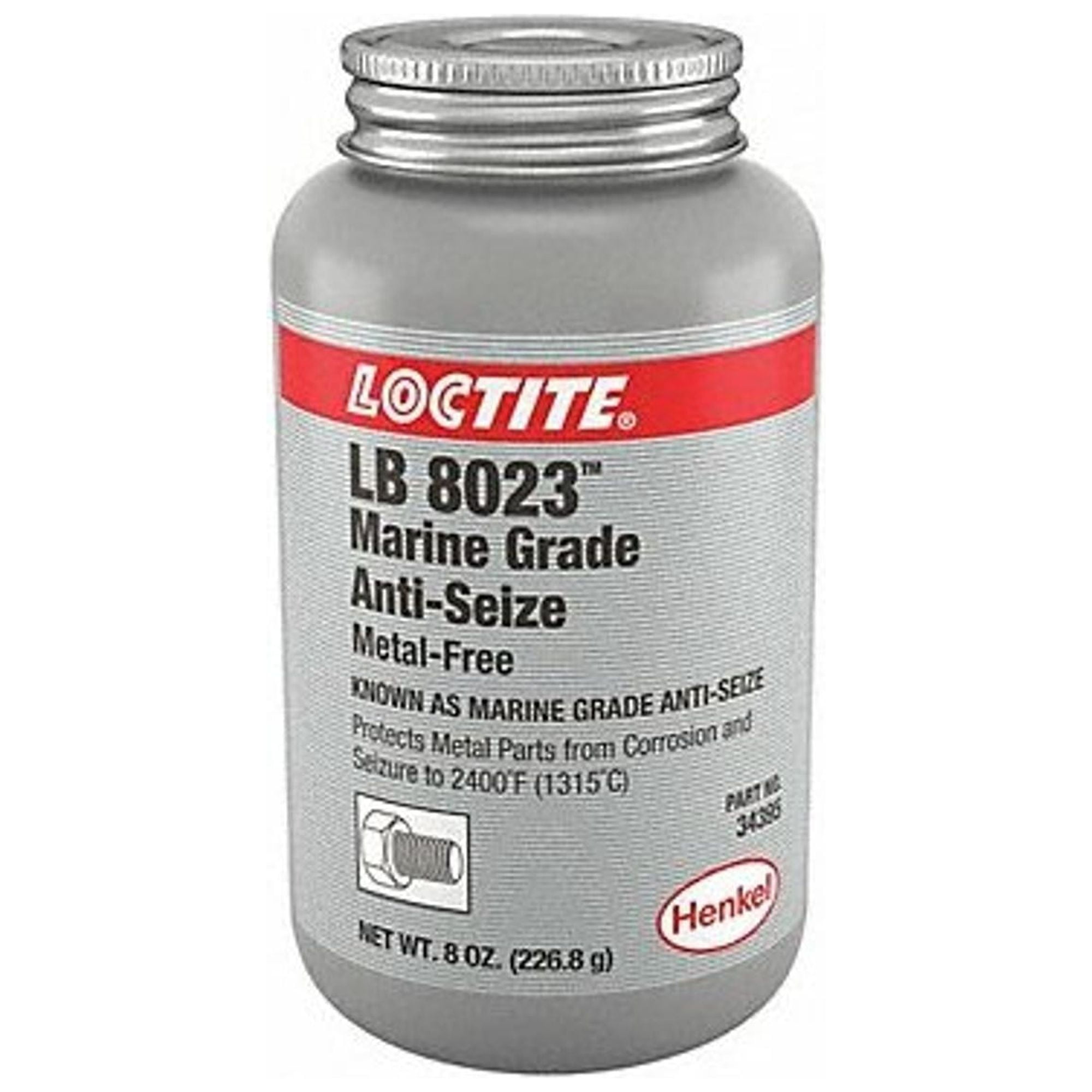 Loctite 299175 Paste Anti-Seize Lubricant, -20 to 2400 degrees F ...