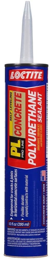 Loctite PL Polyurethane Self-Leveling Concrete Crack Sealant - Grey 10 ...