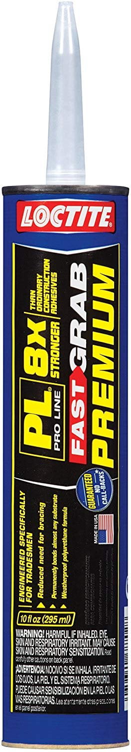 Loctite PL Premium Fast Grab Polyurethane Construction Adhesive, 10 ...