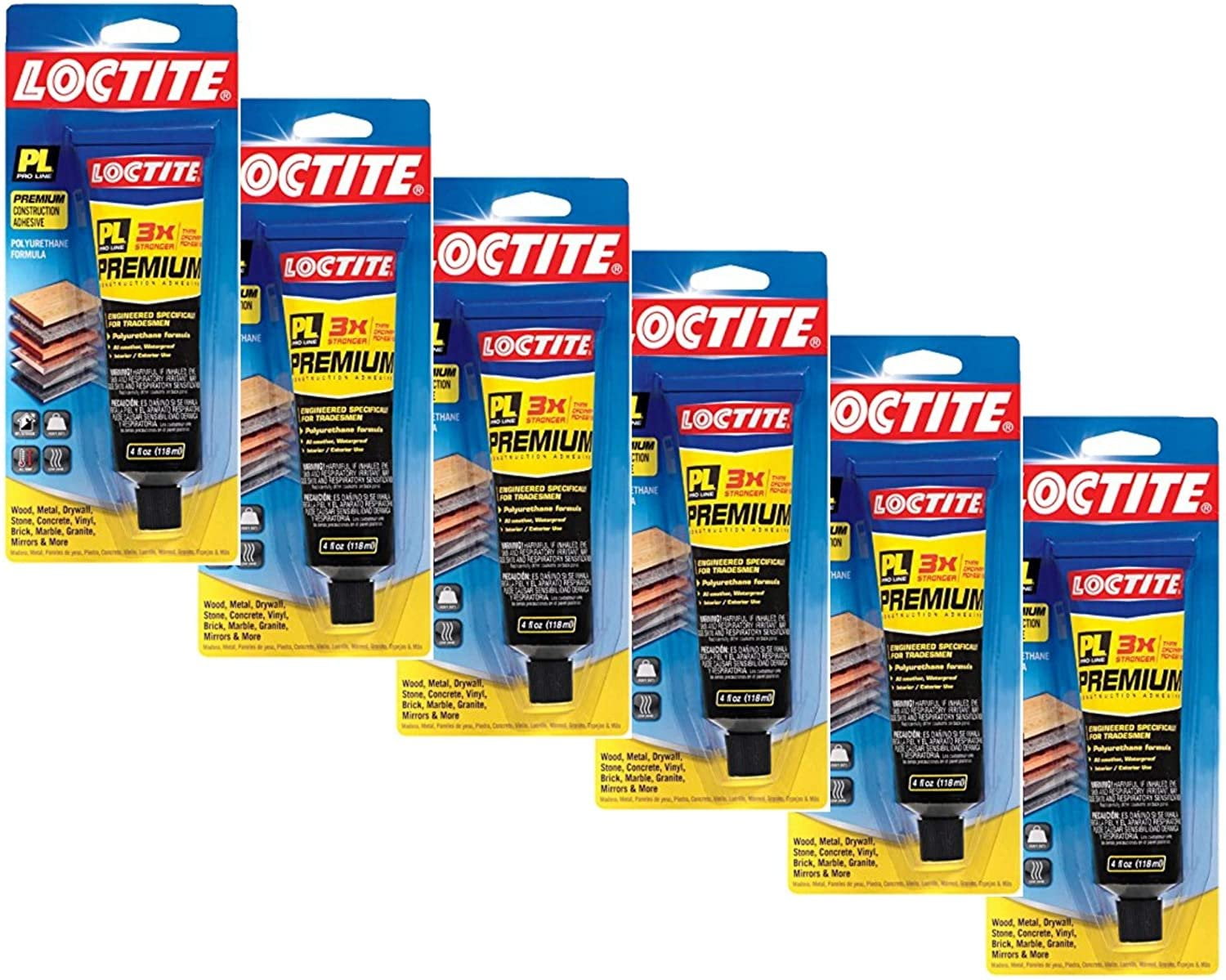 Loctite PL Premium Polyurethane Construction Adhesive 4-Ounce Tube ...