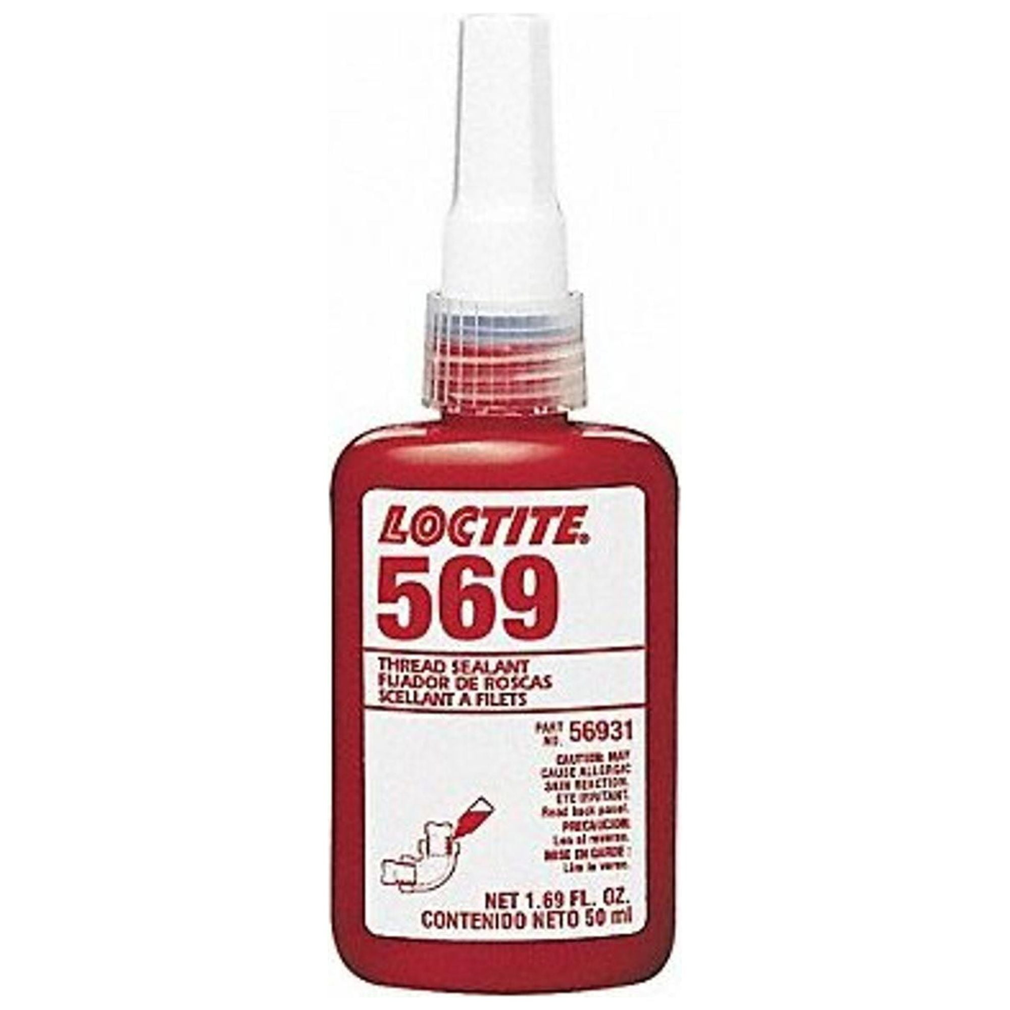 Loctite Pipe Thread Sealant,1.6907 fl oz,Brown 135492 - Walmart.com