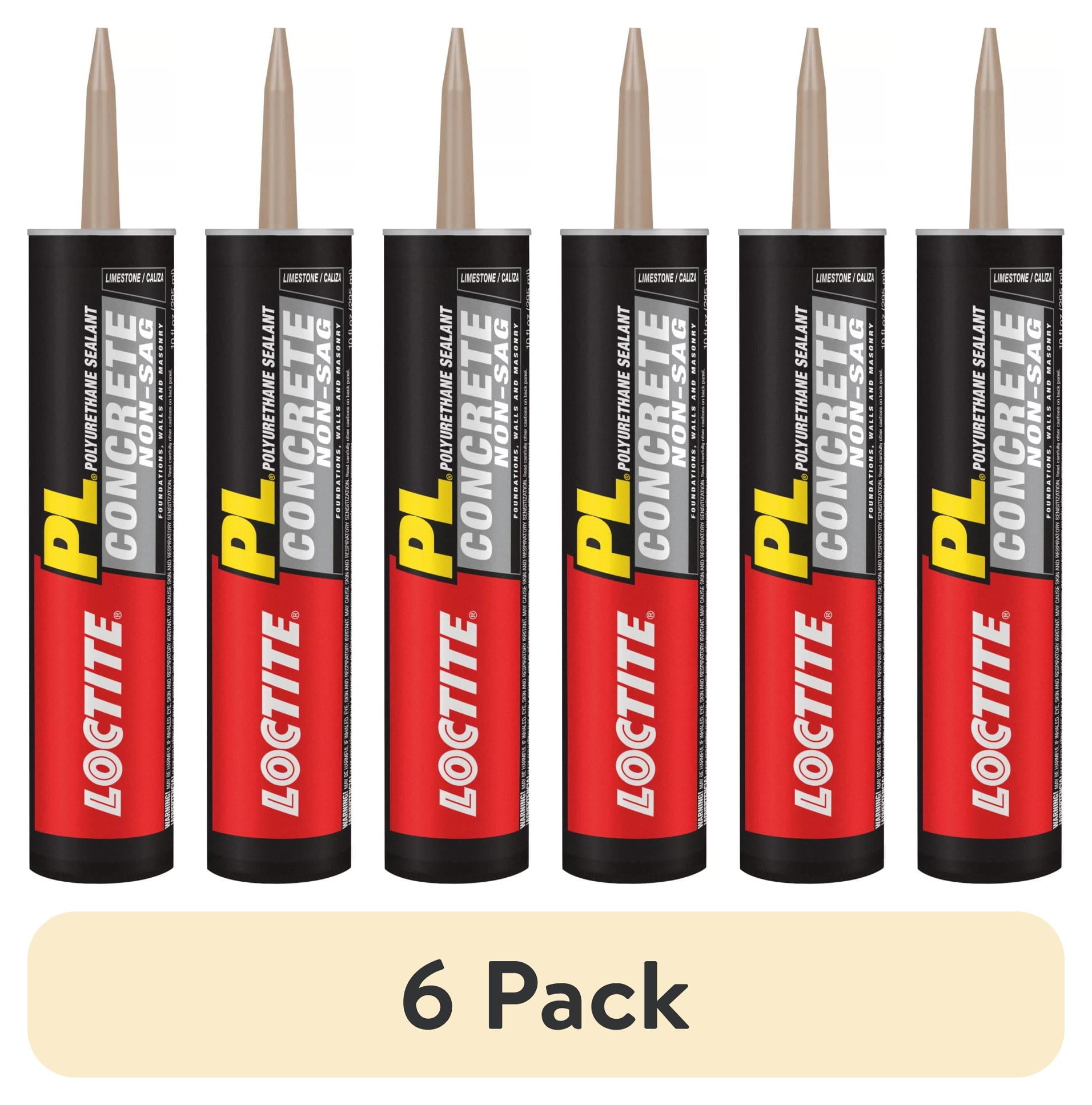 (6 pack) Loctite Pl Polyurethane Sealant Concrete Non-Sag, Pack of 1 ...