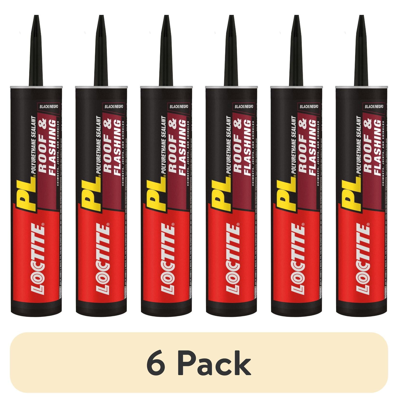 (6 pack) Loctite Pl Polyurethane Sealant Roof and Flashing, Pack of 1 ...