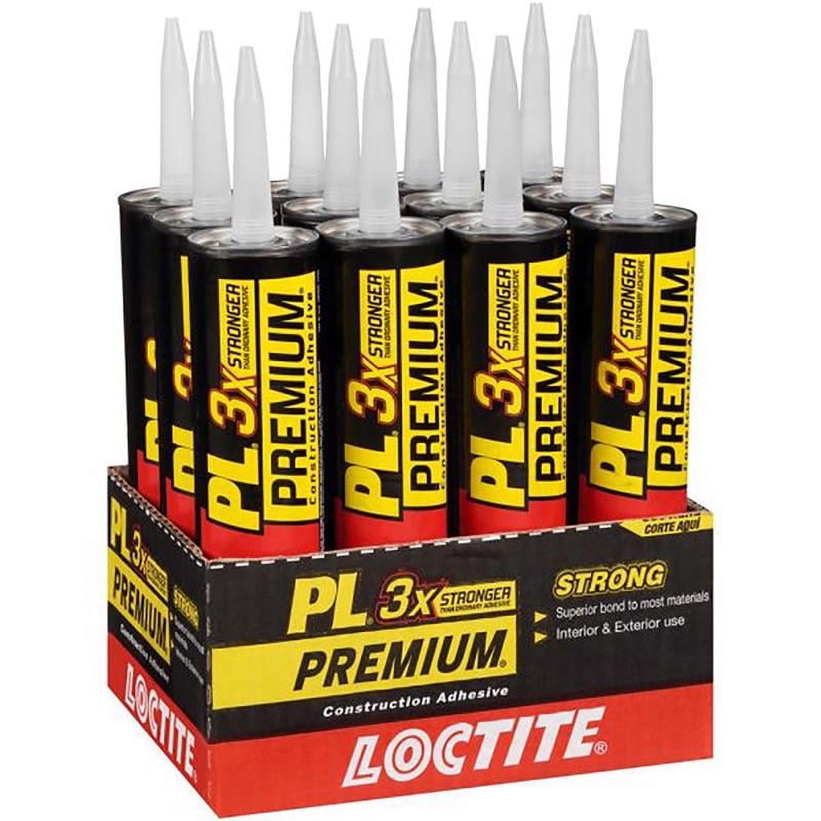 Loctite Pl Premium Polyurethane Construction Adhesive Pack of 12, Tan ...