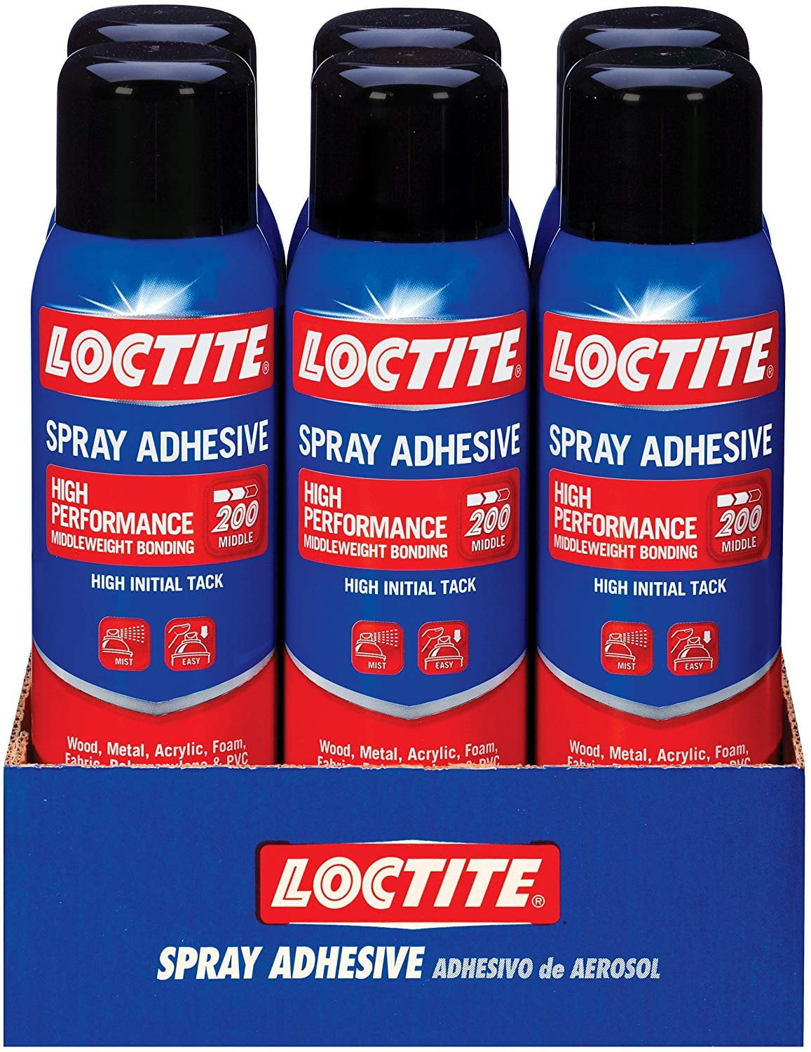 Loctite High Performance 200 Spray Adhesive, Super Strong, Acid Free ...