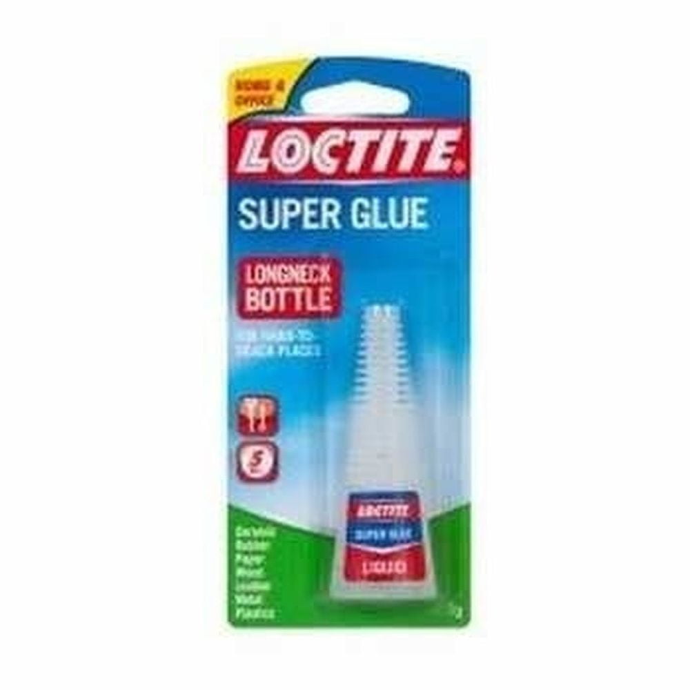 Loctite Super Glue Liquid Longneck Bottle, 0.18 Oz Bottle (Pack of 3 ...