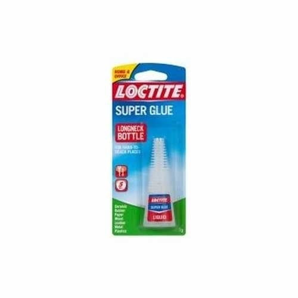 Loctite Super Glue Liquid Longneck Bottle, 0.18 Oz Bottle (Pack of 48 ...