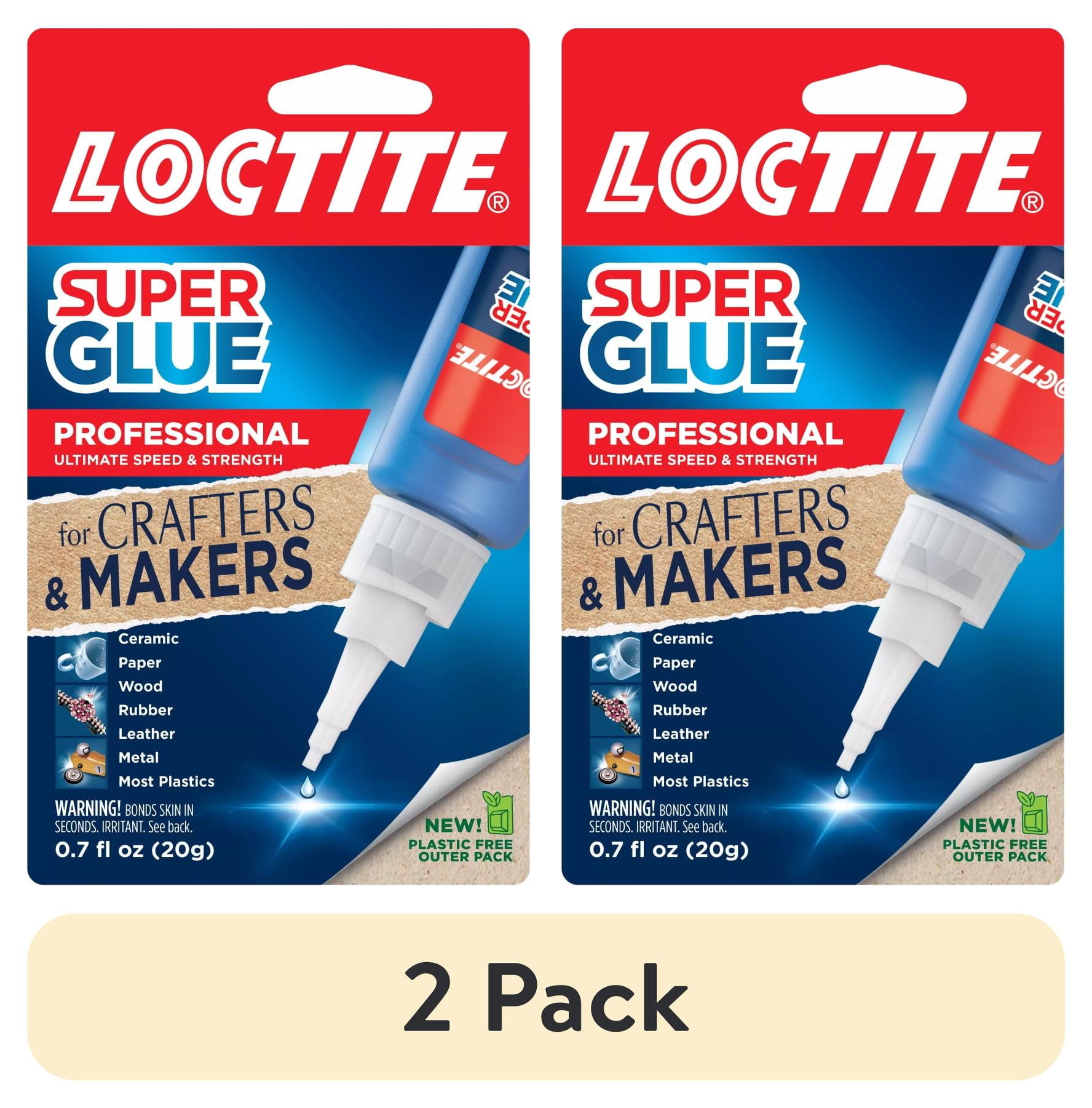 (2 pack) Loctite Super Glue Liquid Professional, Pack of 1, Clear 0.7 ...