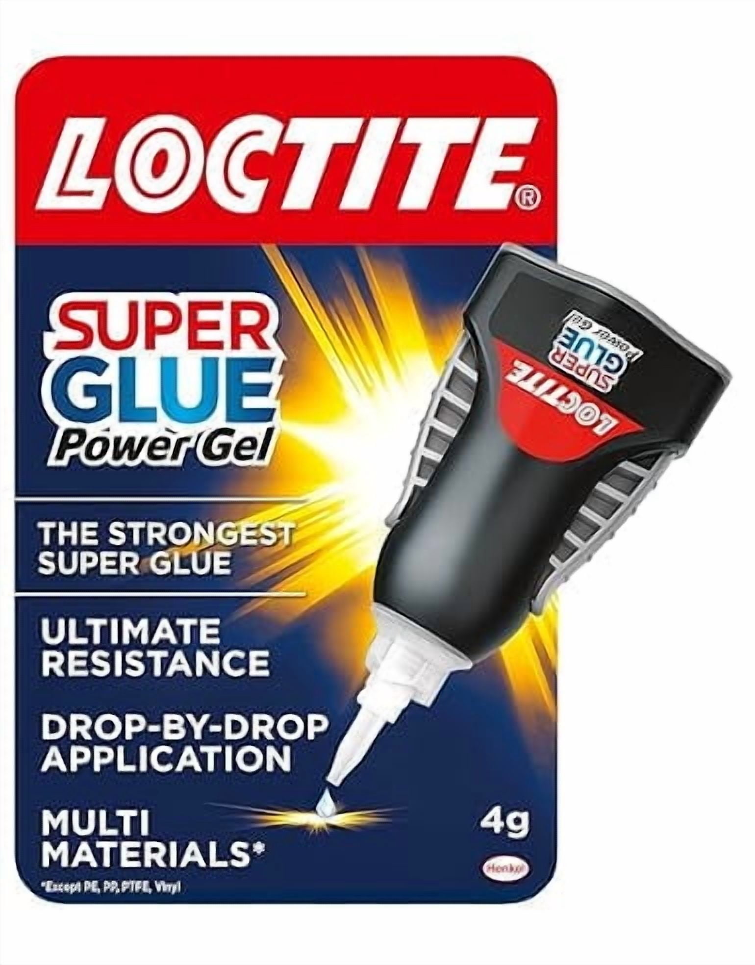 Loctite Super Glue Power Gel, Flexible Super Glue Gel, Superglue with ...