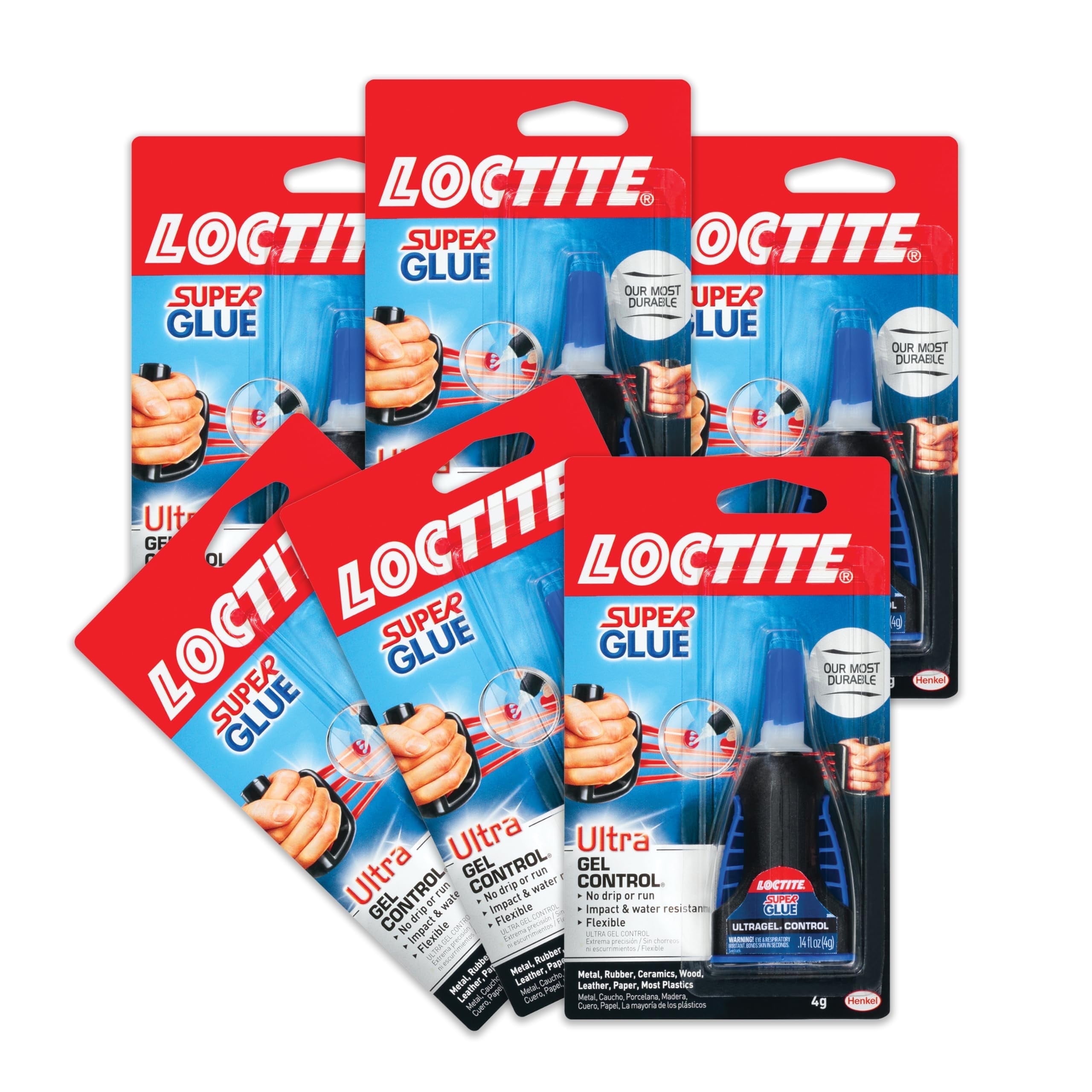 Loctite Super Glue Ultra Gel Control, Clear Superglue For Plastic, Wood ...