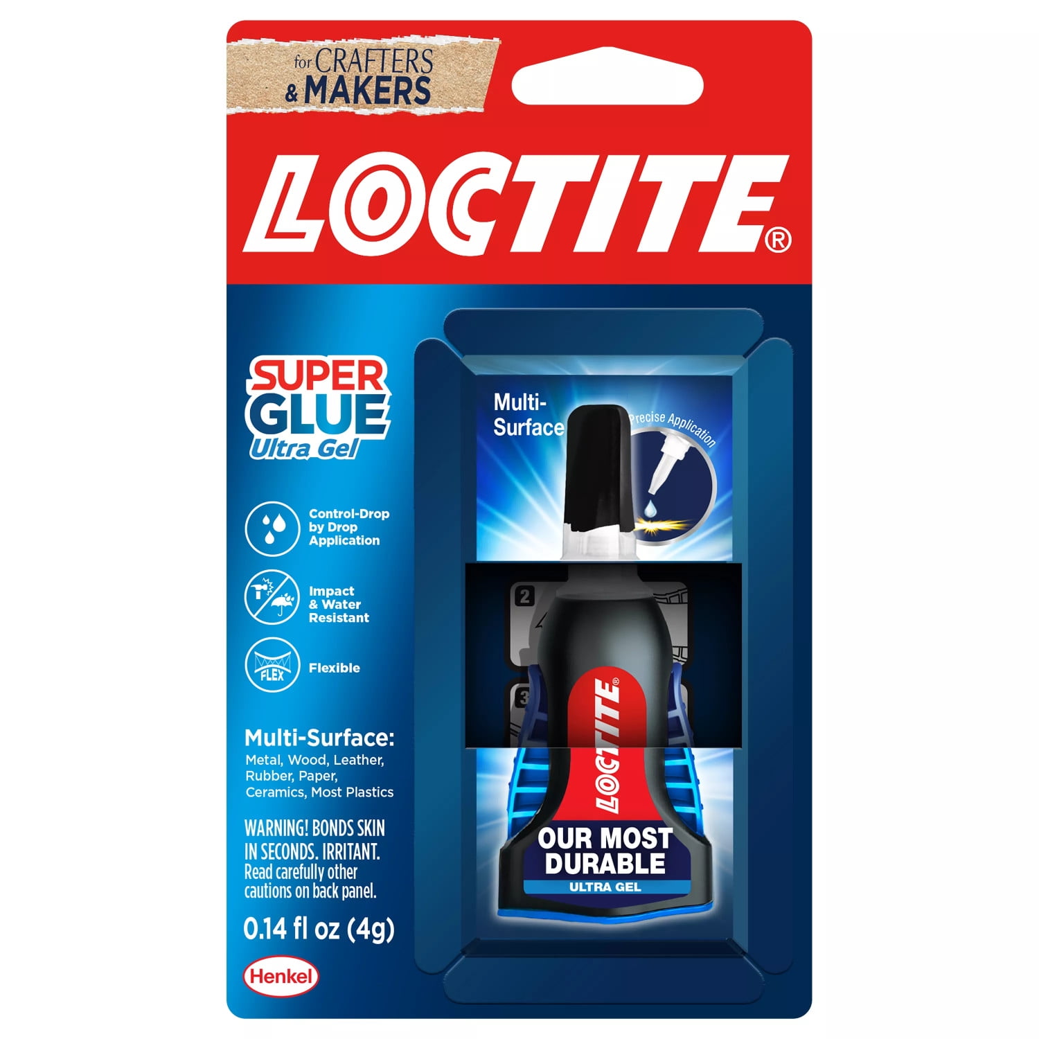 Loctite Super Glue Ultra Gel Control - Clear, 0.14 Nepal | Ubuy
