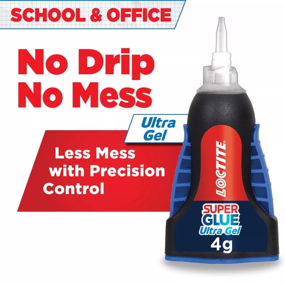 Loctite Ultra Gel Control Super Glue, 4g Bottle, Quick Dry, Weather ...