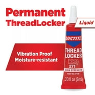 Loctite Nut & Bolt Threadlocker Red 271 Permanent Heavy Duty Adhesive ...
