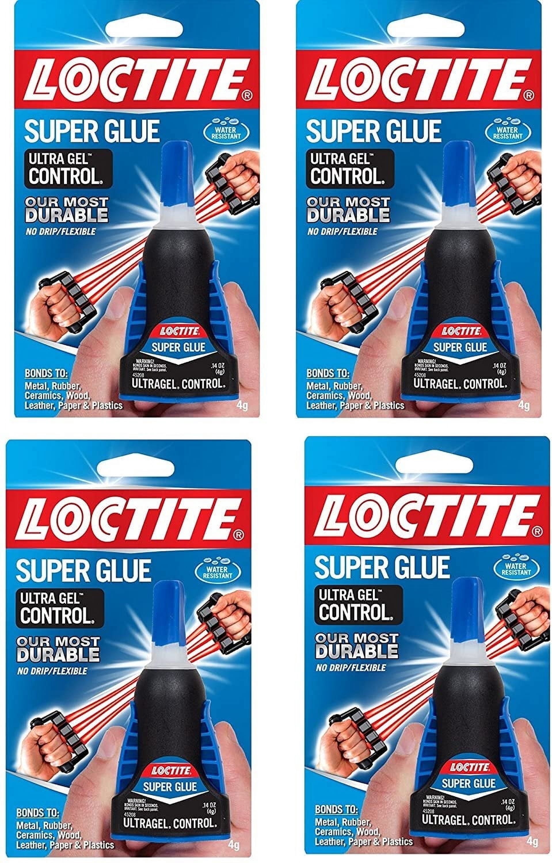Loctite Ultra Gel Control Super Glue 1363589, npsoHn 4 Pack4 gram ...