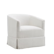 Meridian Furniture Ward Cream Linen Textured Fabric Accent Chair ...