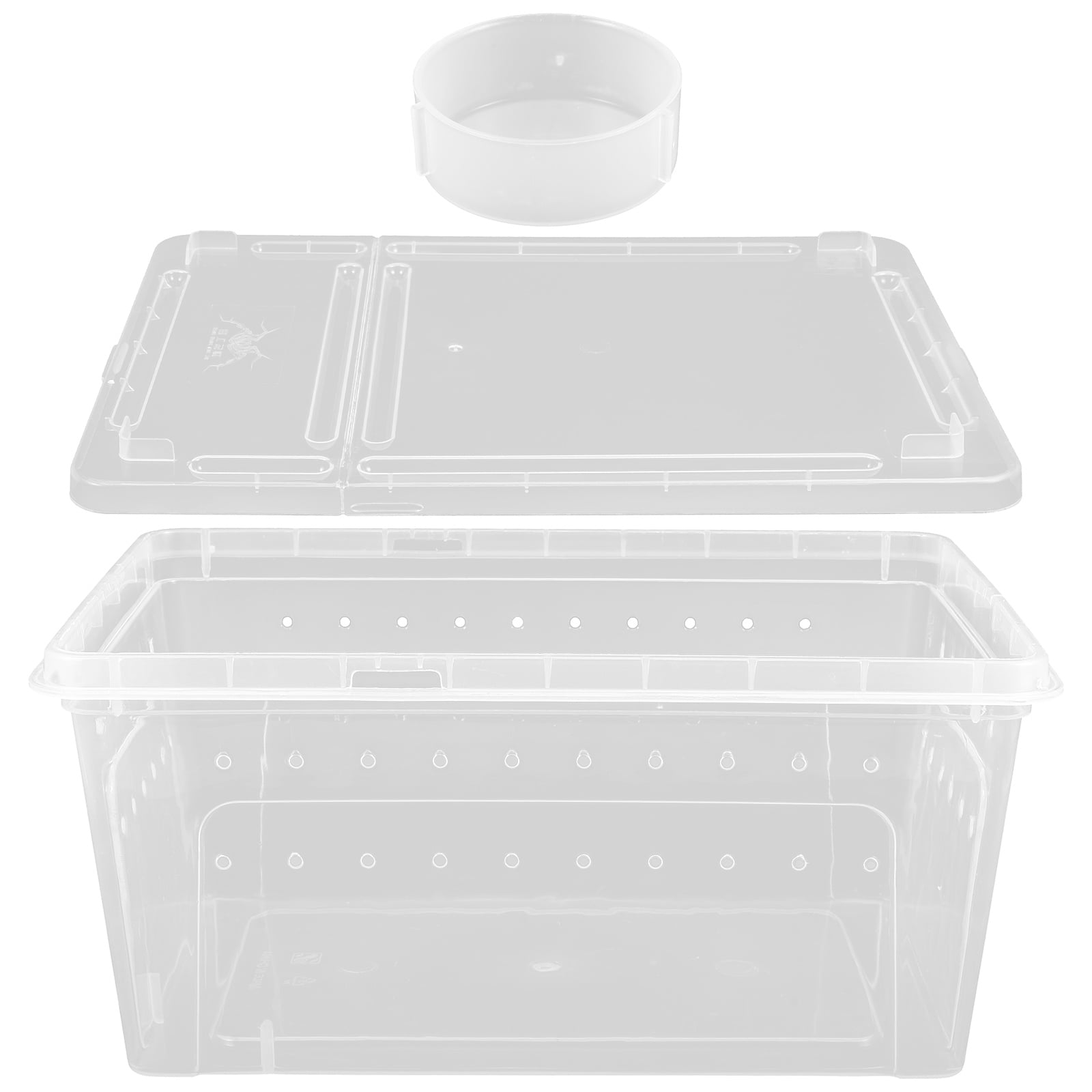 Locust Container Large Hat Reptile Feeding Box Turtle Terrarium for ...