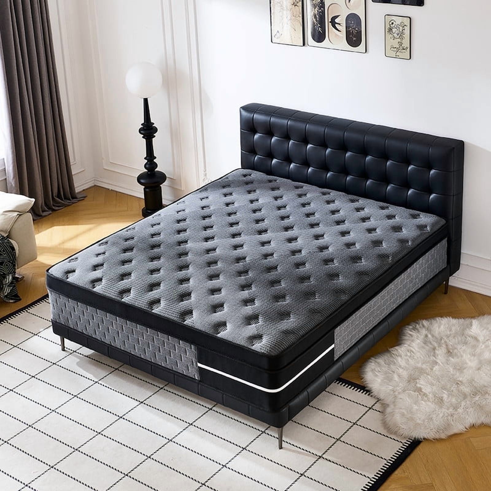 Lodeija King Size Memory Foam Mattress, 14 inch,Cooling, Pressure ...