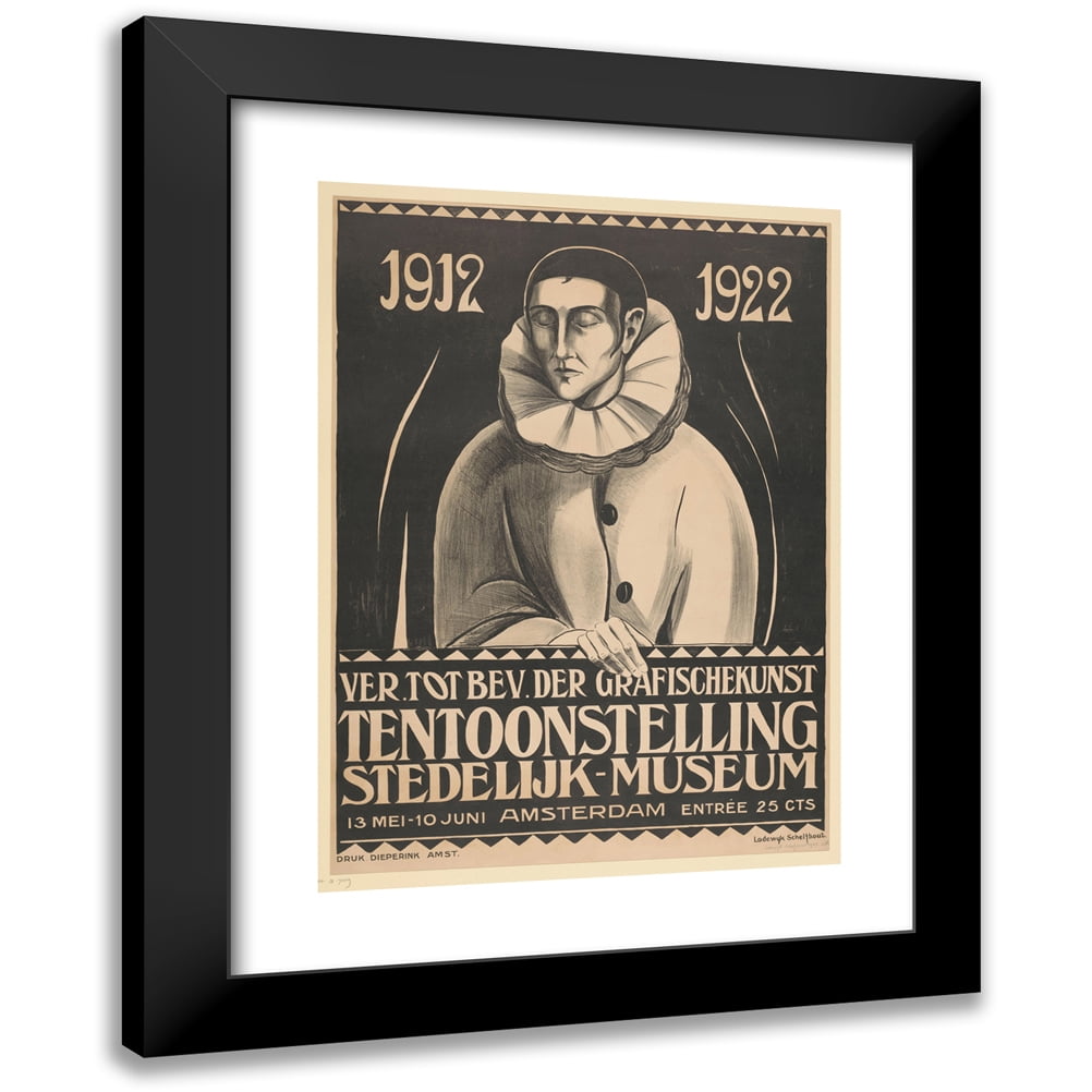 Lodewijk Schelfhout 14x18 Black Modern Framed Museum Art Print Titled ...