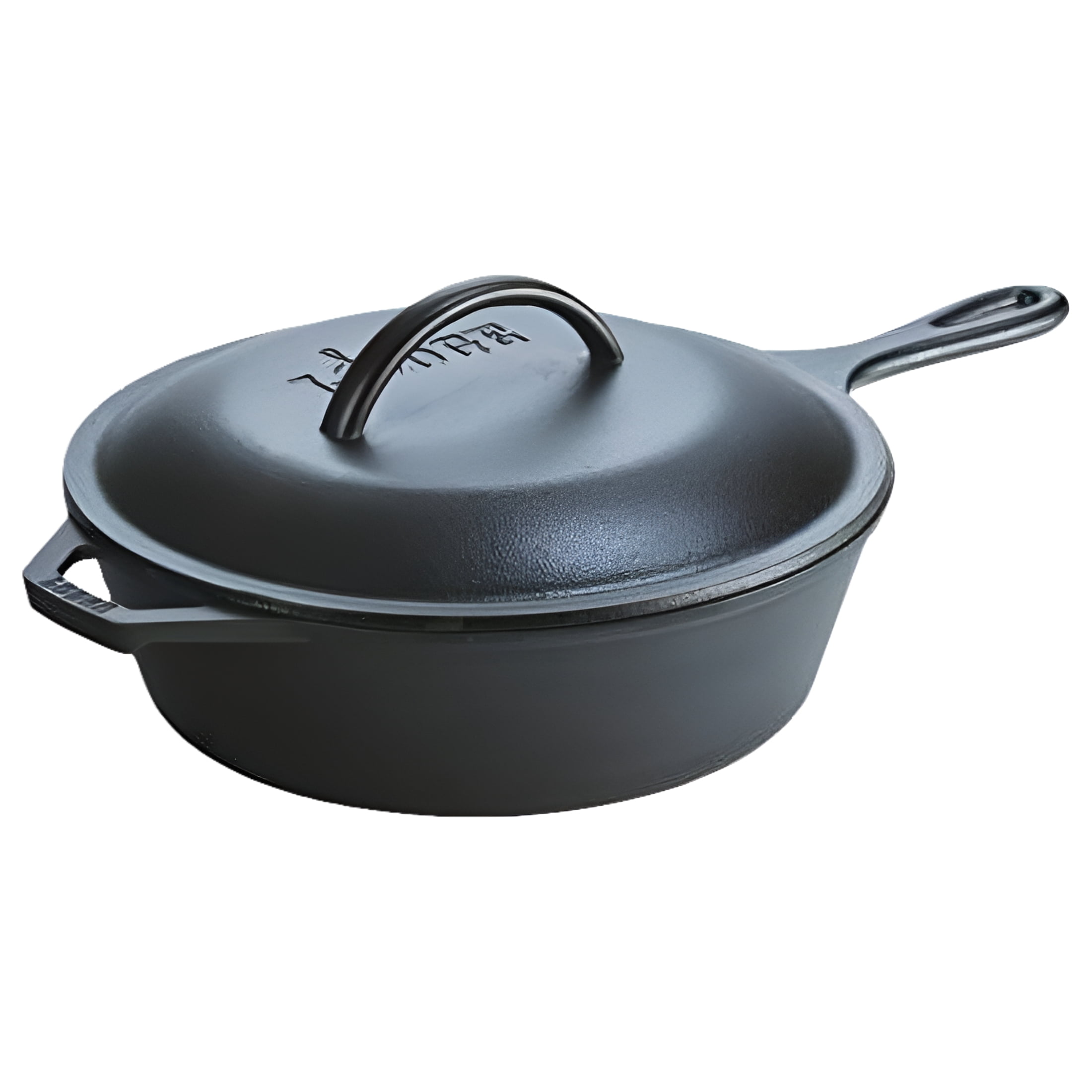 Lodge L8CF3 3-Quart Covered Chicken Fryer, Black, Cast Iron Lid, Deep ...