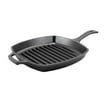 Lodge 6.5" Seasoned Cast Iron Grill Pan, L3GP, Stove Top Compatible ...