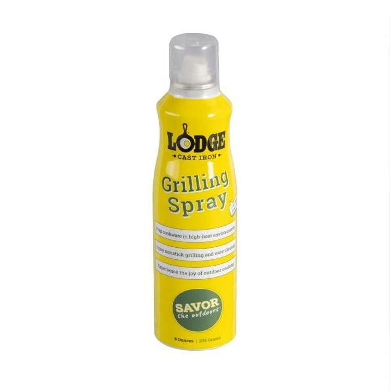 Lodge Grilling Oil Spray Mesquite Smoke - Cast Iron Cooking Spray - 8 ...