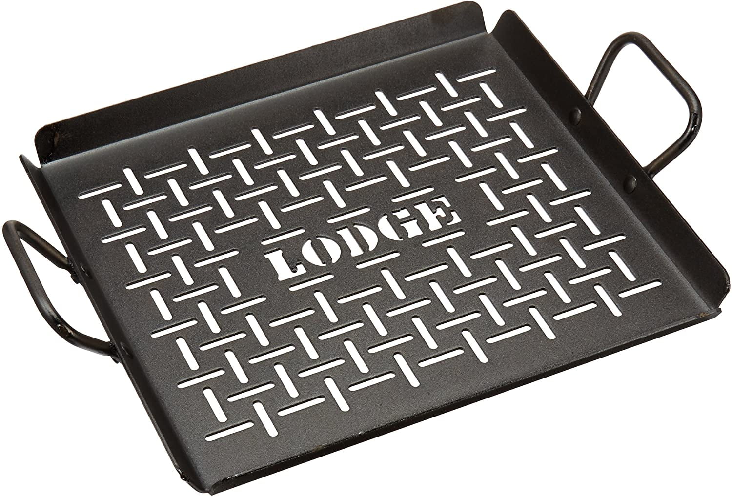 Lodge Carbon Steel Grilling Pan Pre Seasoned 12 inch - Walmart.com