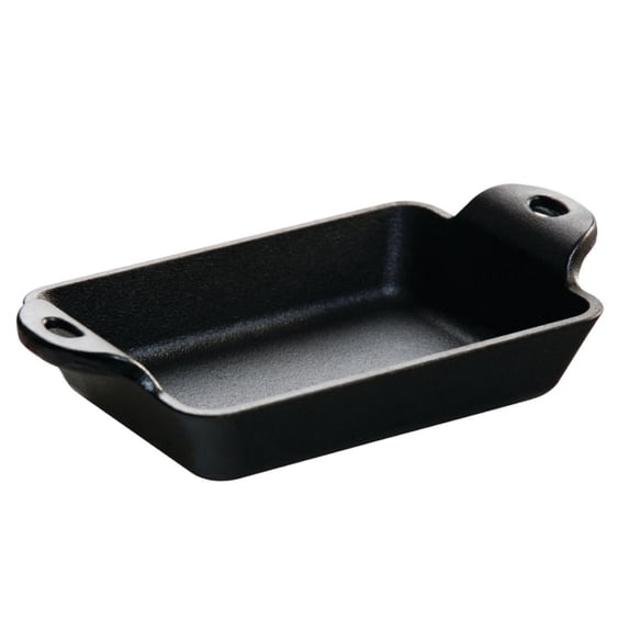 Lodge Cast Iron 10 Ounce Rectangle Mini Server - Walmart.com
