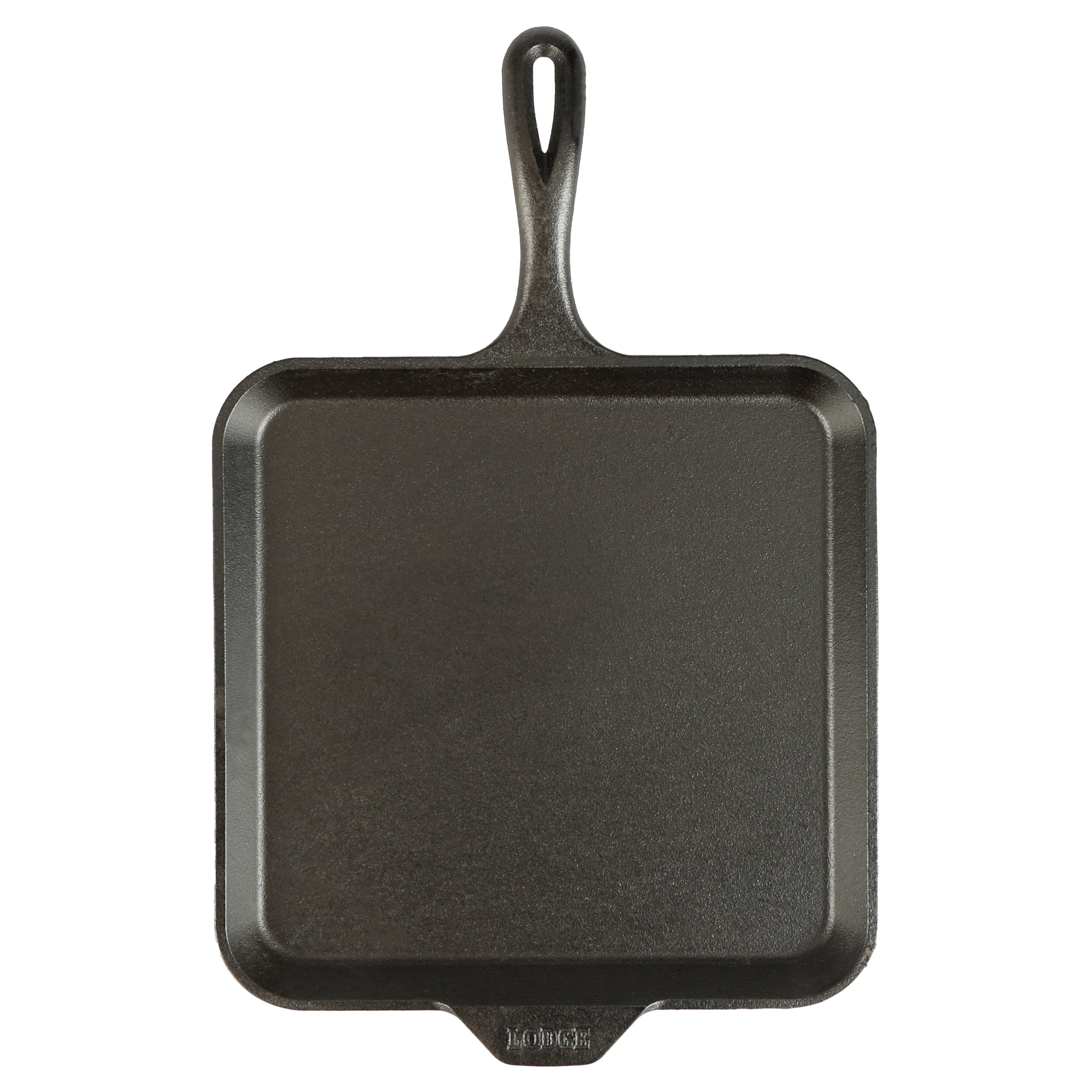 Lodge Cast Iron 11" Square Seasoned Savor the Outdoors Griddle ...