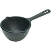 Lodge LMP3 Pre-Seasoned Cast-Iron 15-Ounce Melting Pot for Small Food ...