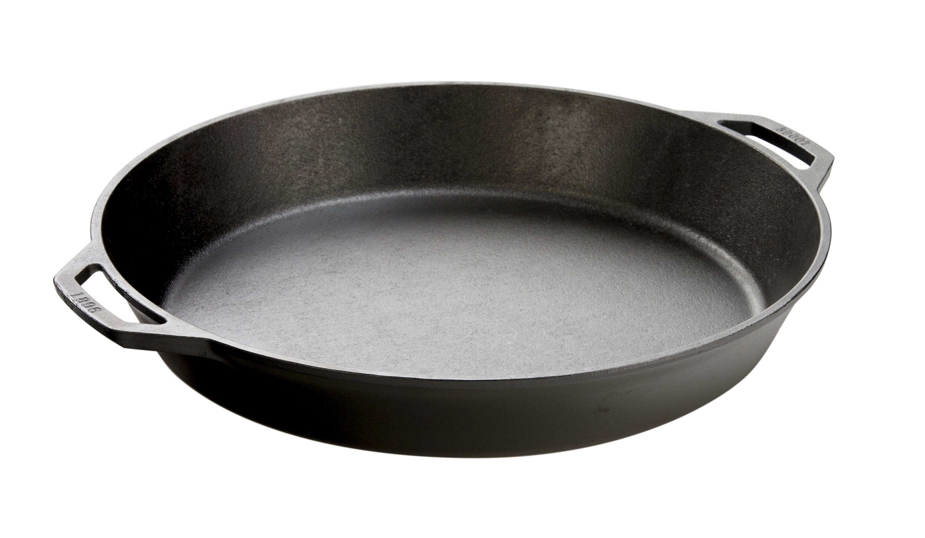 "Lodge Everyday Pan - 17"" Seasoned Cast Iron Dual Handle Cookware ...