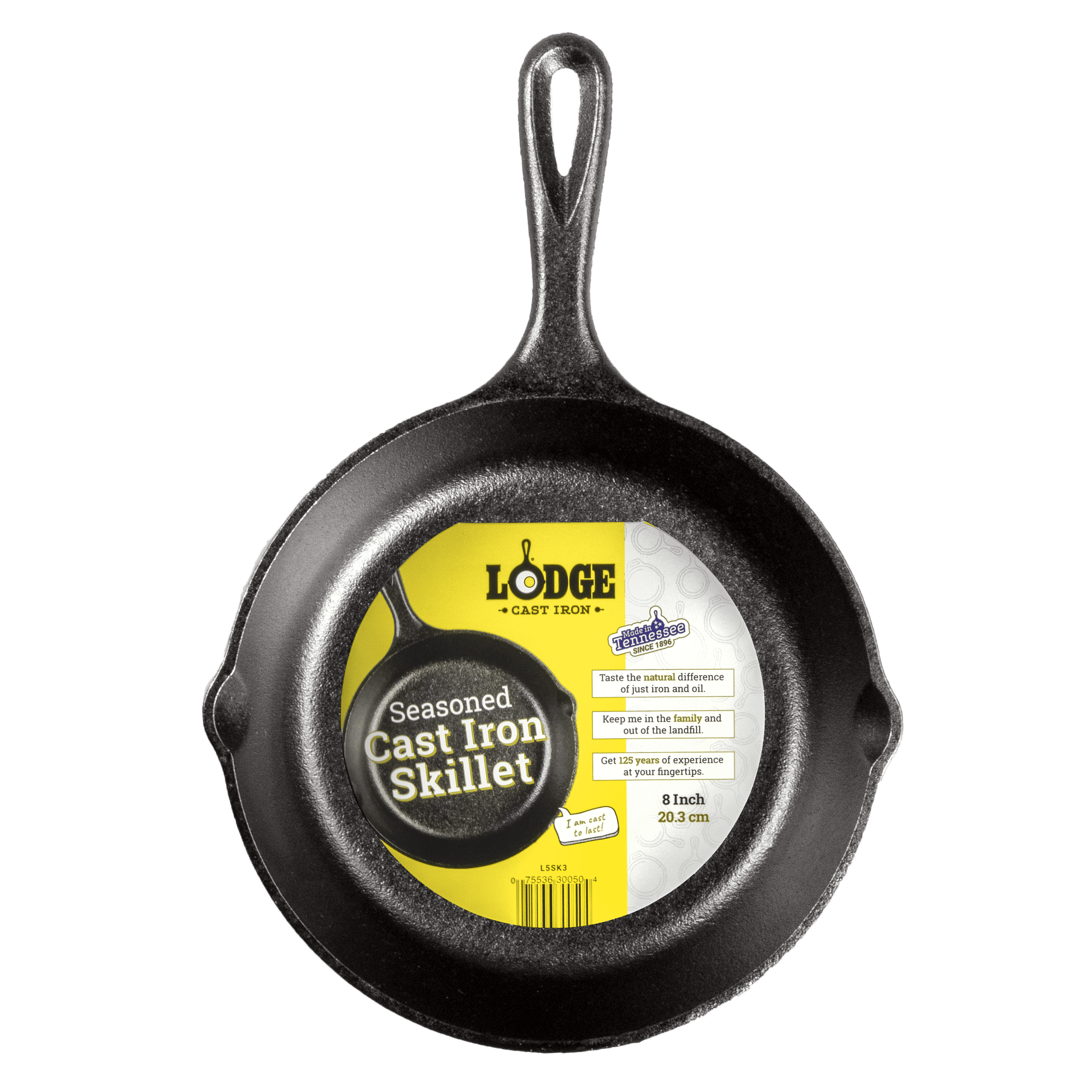 Lodge 8" Seasoned Cast Iron Skillet Baking Pan - Walmart.com