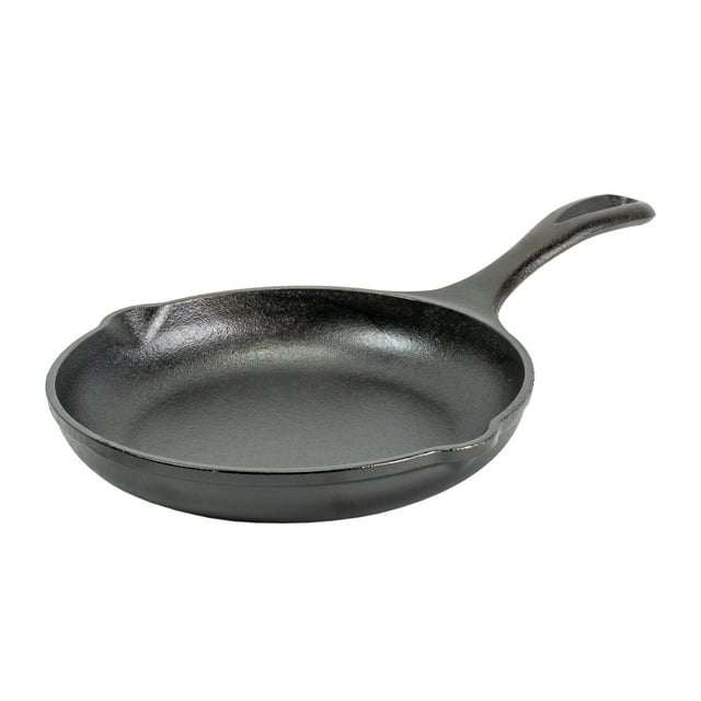 Lodge 8" Cast Iron Skillet - Chef Collection - Perfect Sear - Ergonomic ...