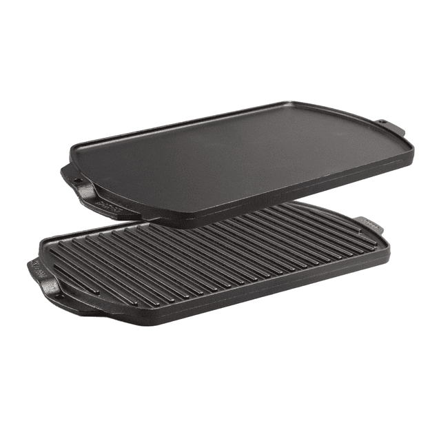 Lodge Seasoned Cast Iron Reversible Grill/Griddle - Walmart.com
