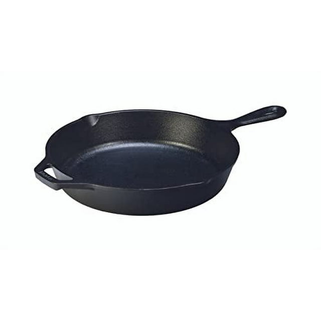 Lodge Seasoned Cast Iron Skillet - 12 Inch Ergonomic Frying Pan with ...