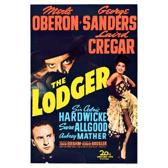 Lodger Movie Poster 16x24 Poster Medium Art Poster 16x24 Unframed, Age ...