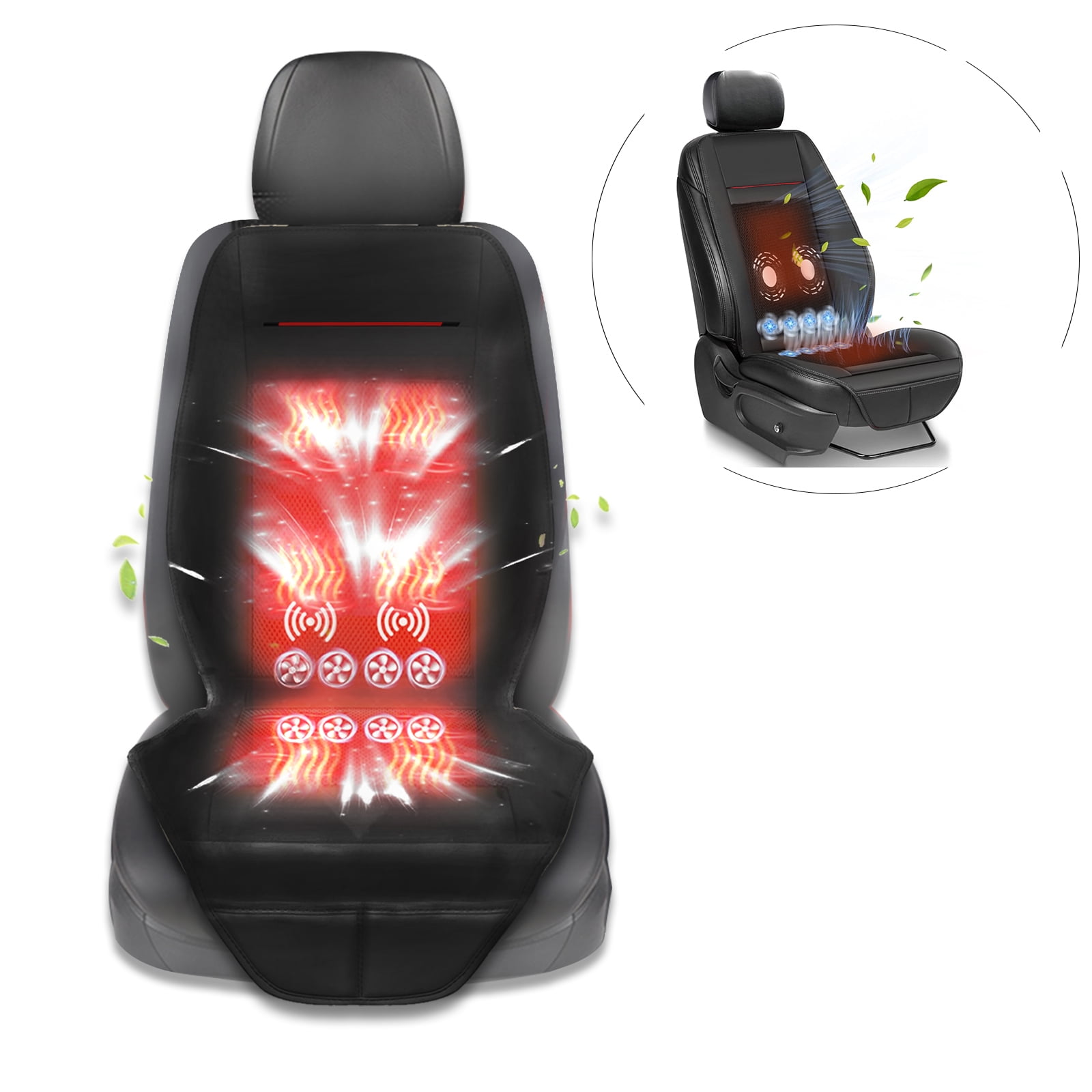 Lodintech High Power 16fans Cooling Car Seat Cover Warm Seat Cushion ...