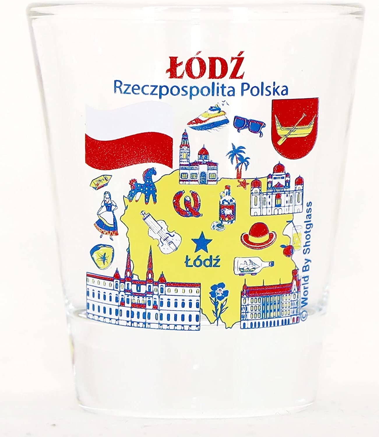 Lodz Poland Great Polish Cities Collection Shot Glass - Walmart.com