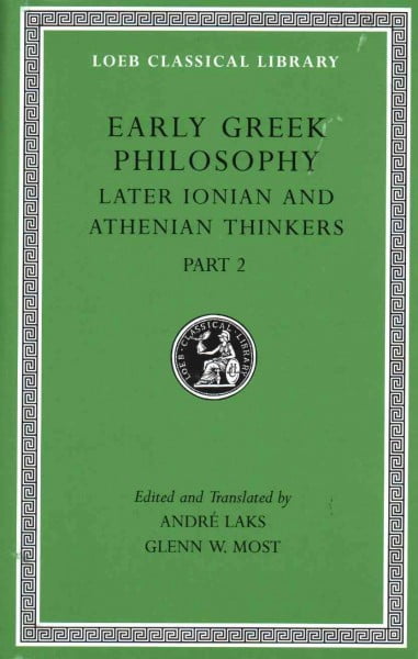 Pre-Owned Loeb Classical Library: Early Greek Philosophy, Volume VII ...