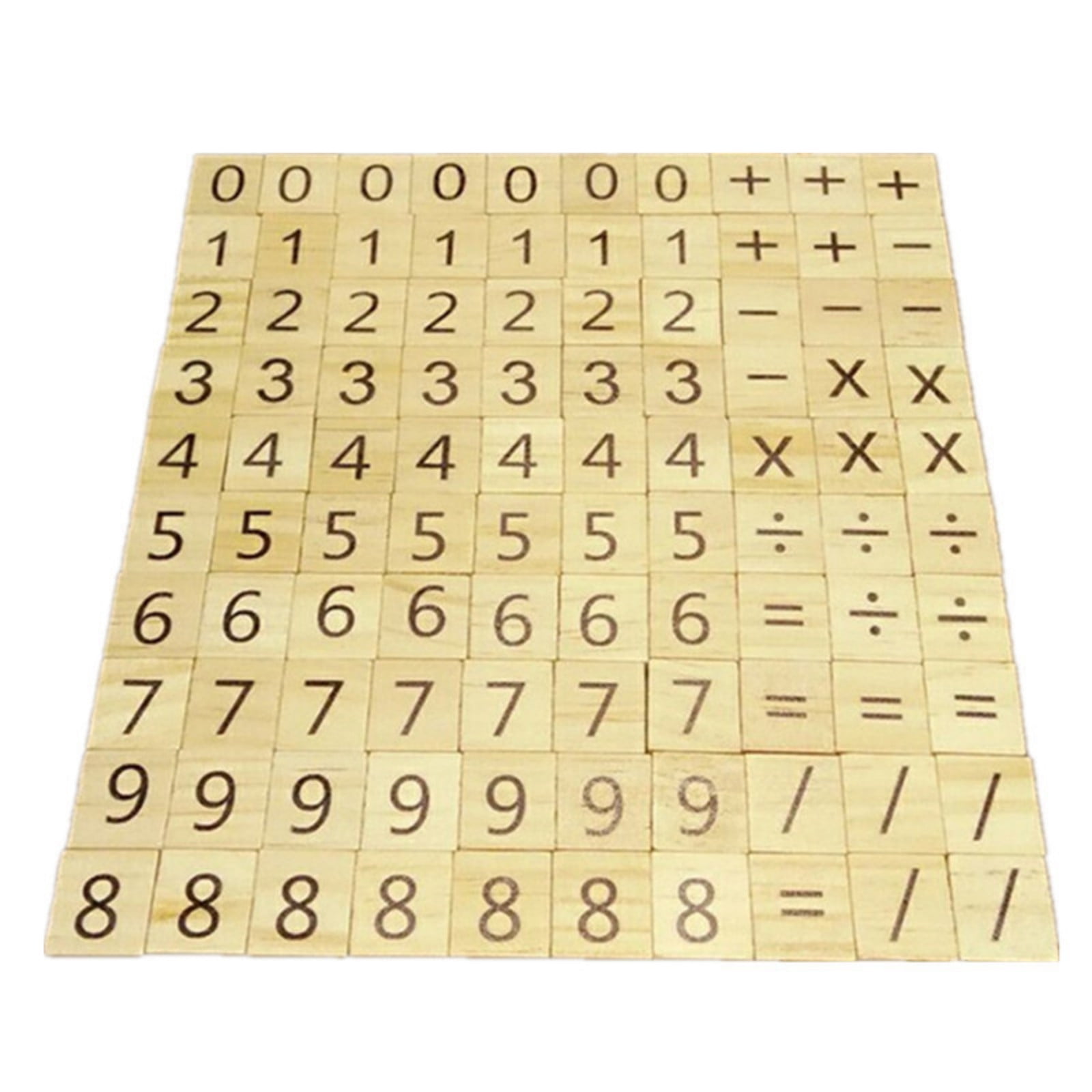 Loespoir 100Pcs Wooden Alphabet Tiles, Replacement Letters for Board ...