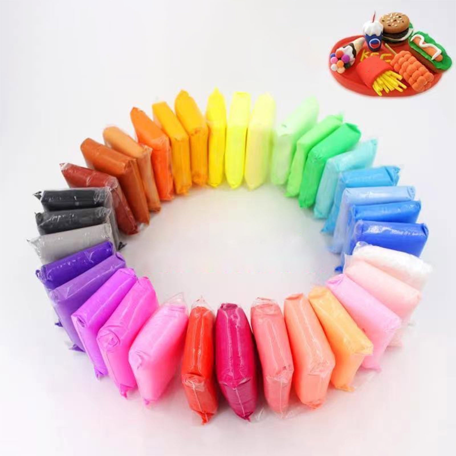Loespoir 36 Color Playdough Modeling Set, Colorful Kids Soft Clay ...