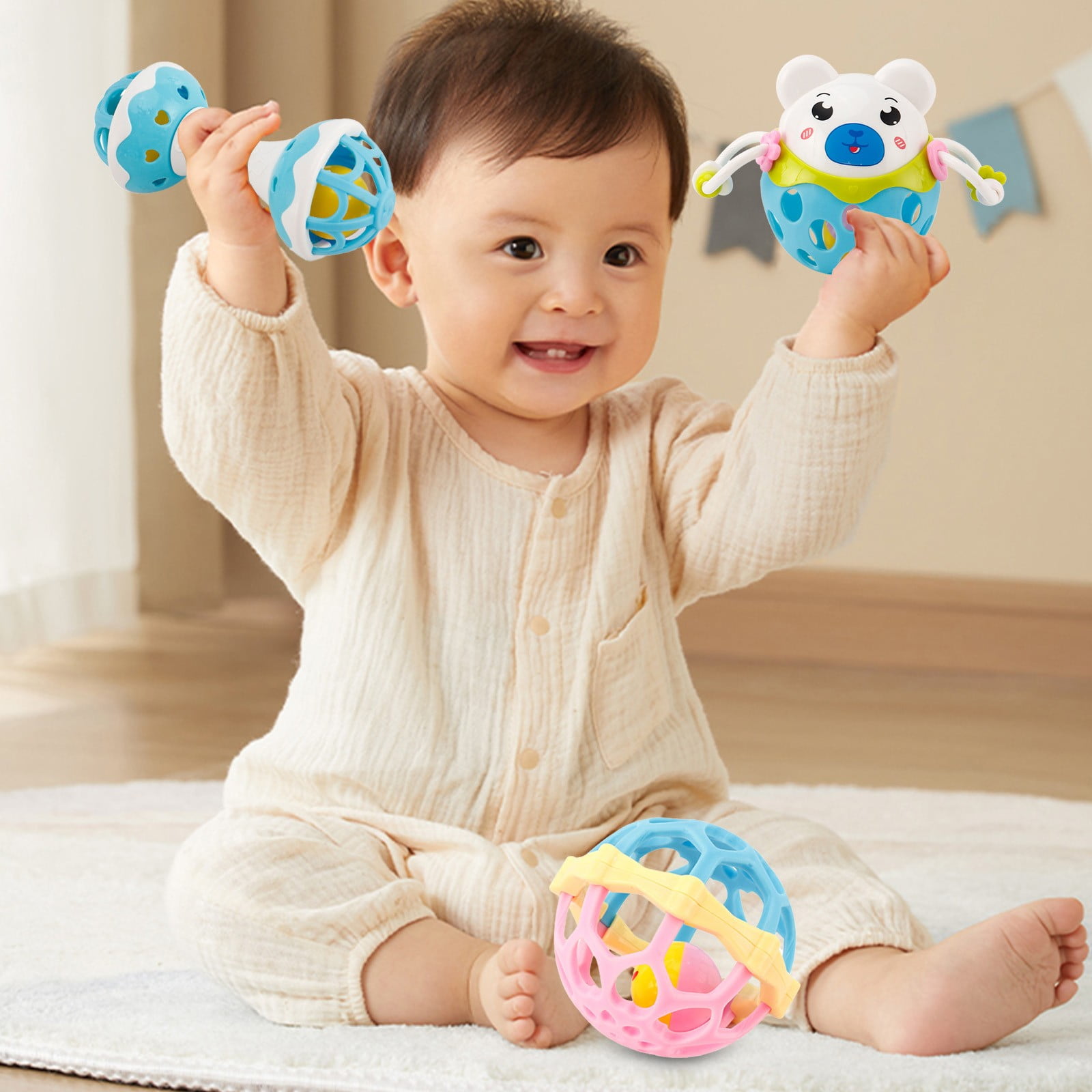 Loespoir Can Be Boiled To Soothe Early Childhood Education Toy, Soft ...
