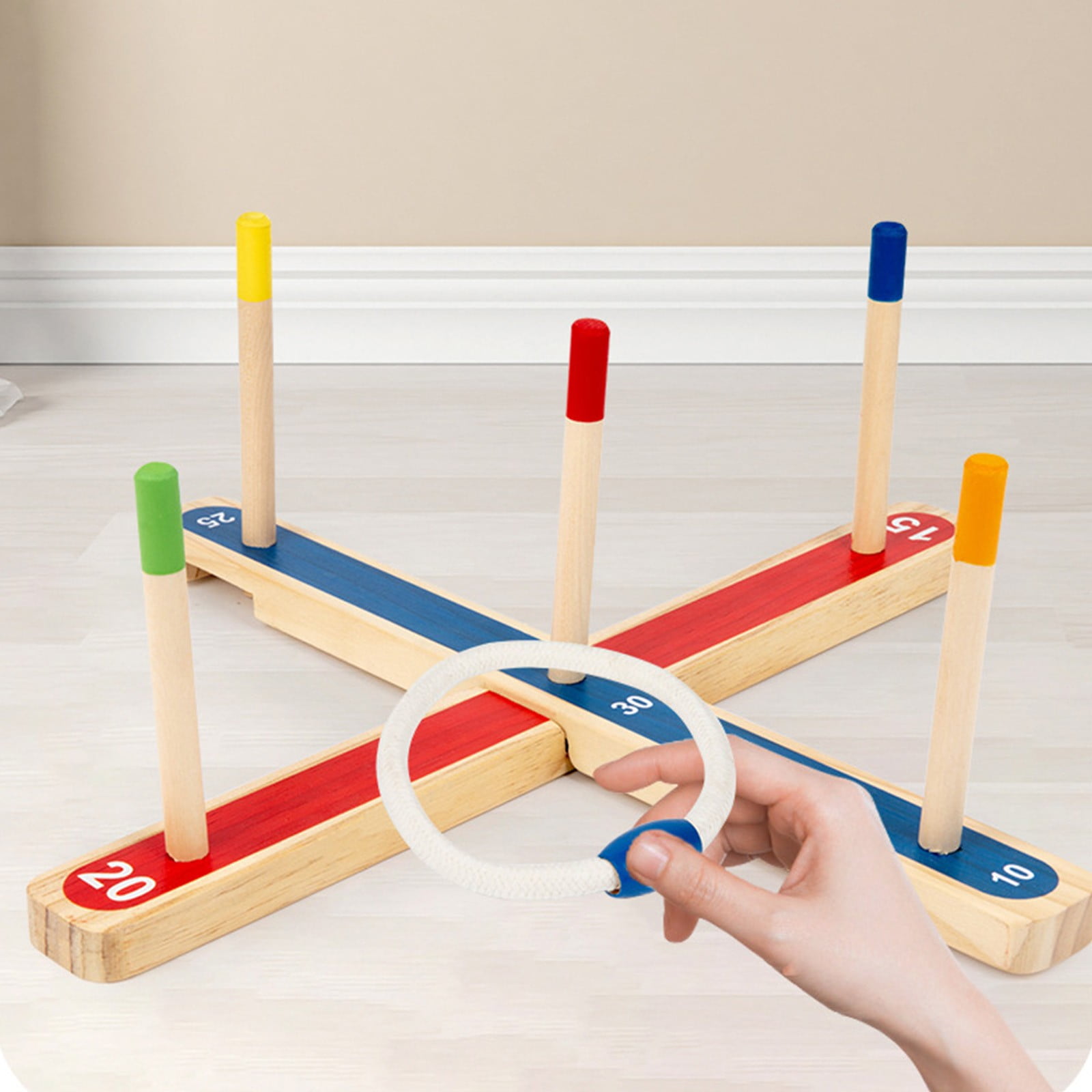 Loespoir Interactive Ring Throwing Game, Hand Eye Coordination Puzzle ...