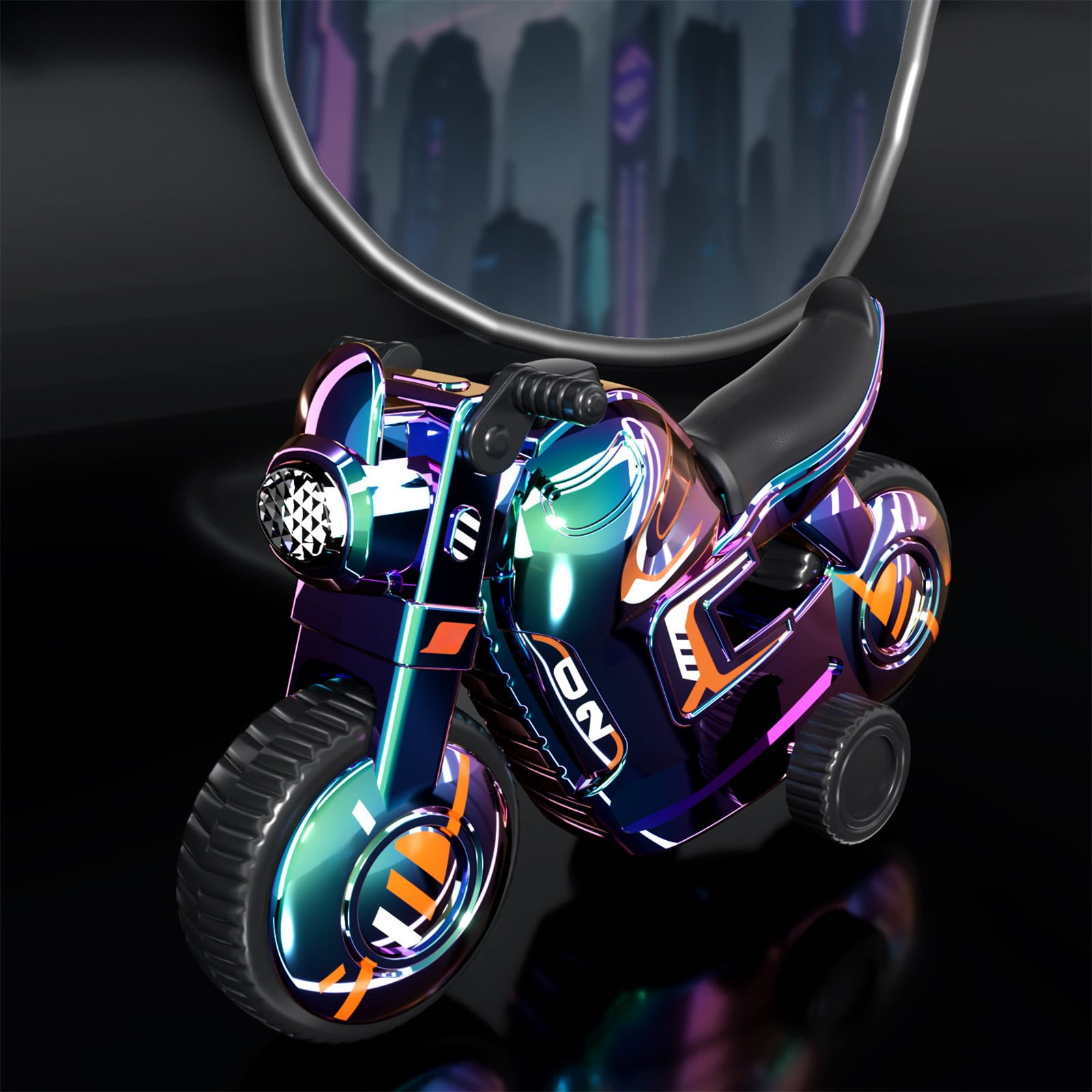 Loespoir Motorcycle Simulation Model Motorcycle Toy, Boy's Sliding Toy ...