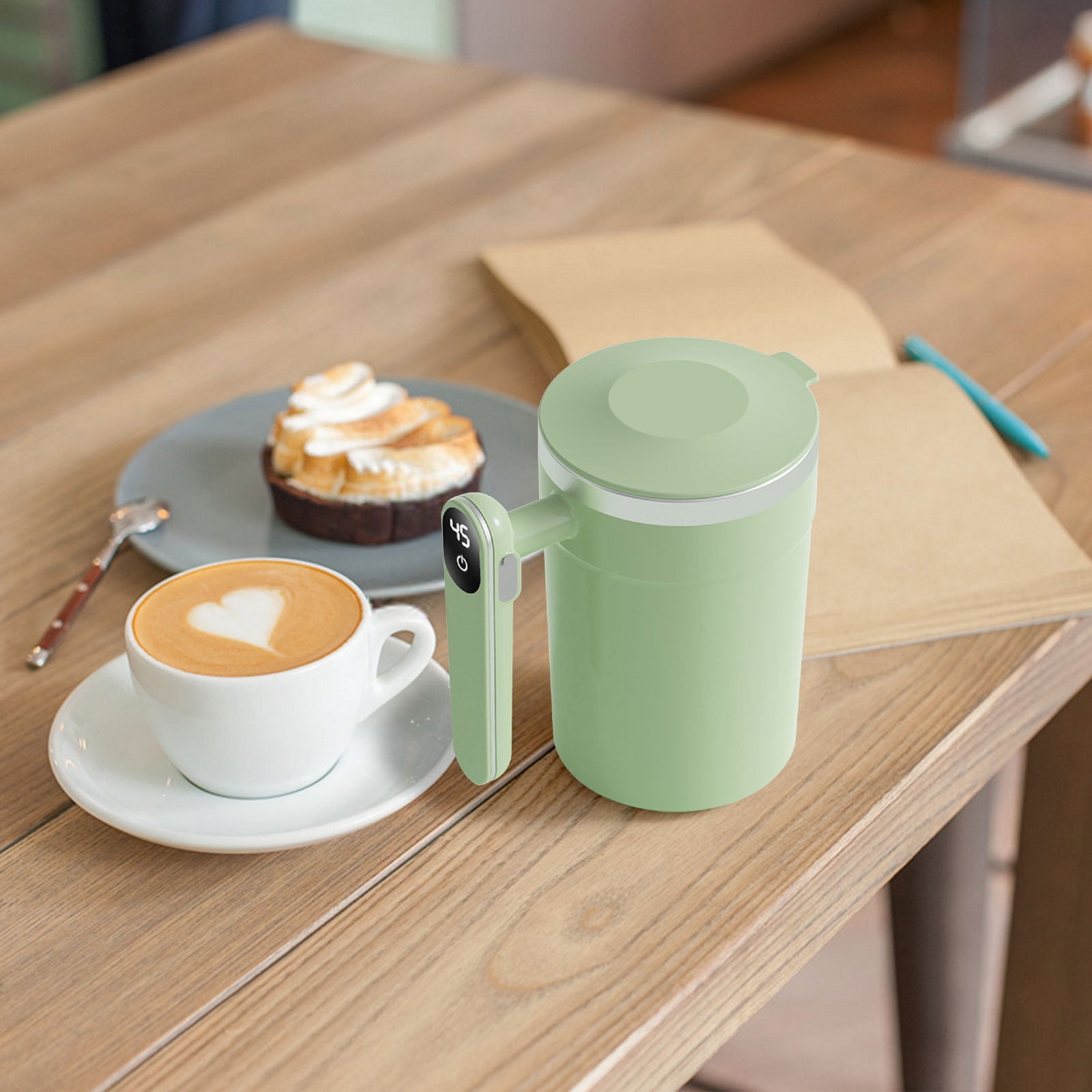Loespoir Portable Coffee Cup, Fitness Blending Cup, Automatic Mixing ...