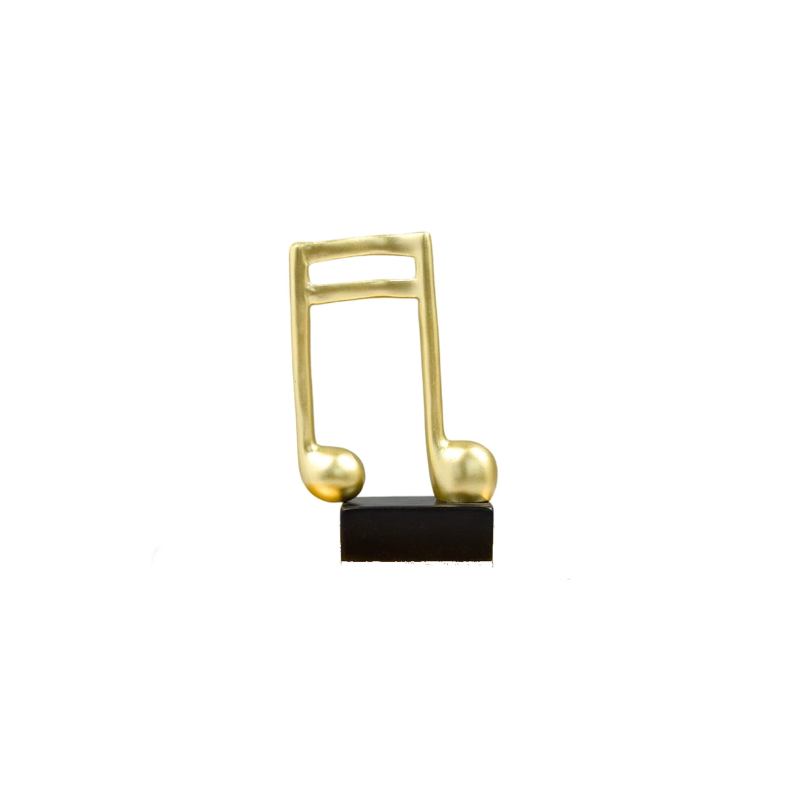 Loespoir Resin Musical Note Ornament, Golden Music Note Decoration, Set ...