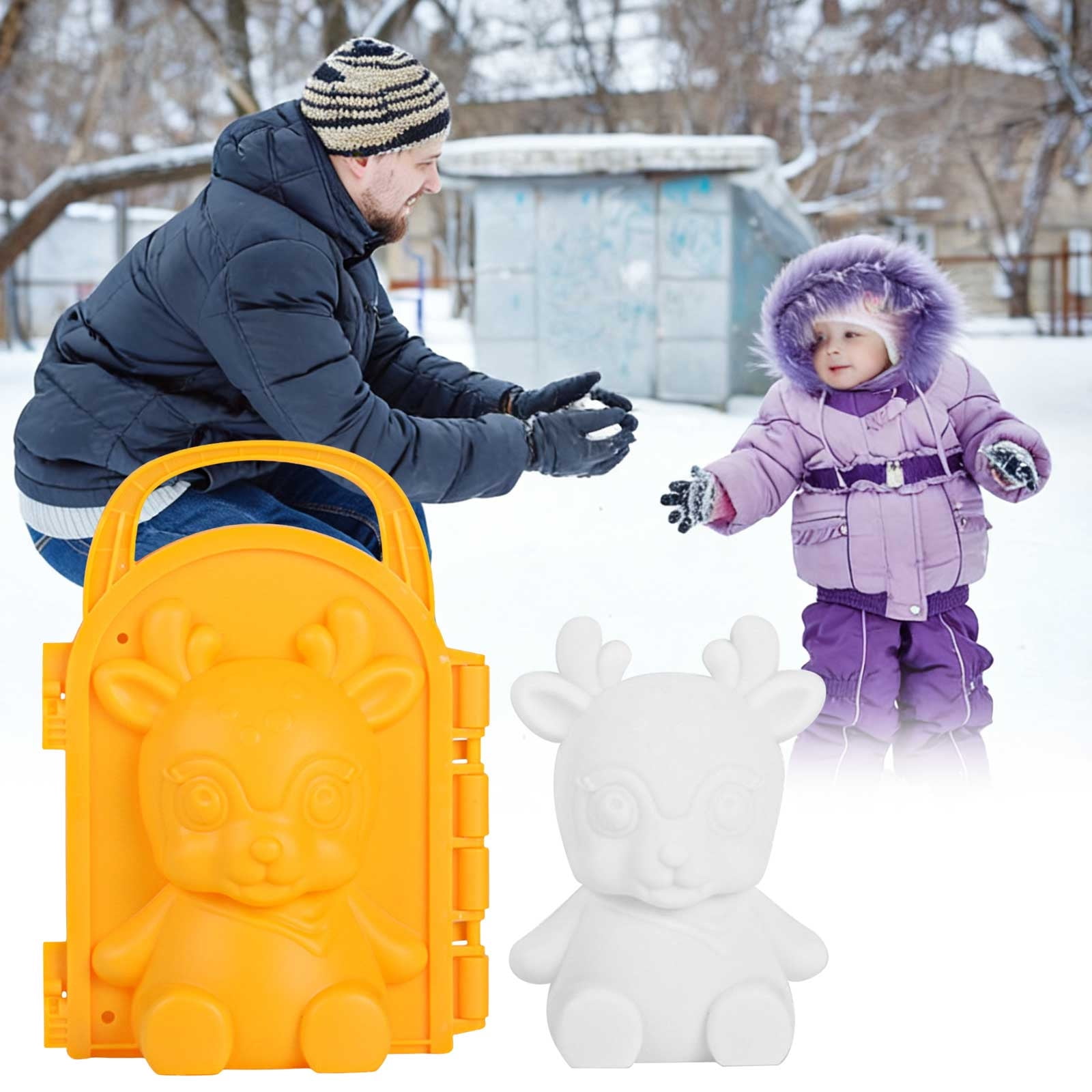 Loespoir Snow Modeling DIY Outdoor Snow Play, Snow Brick Maker Kit ...