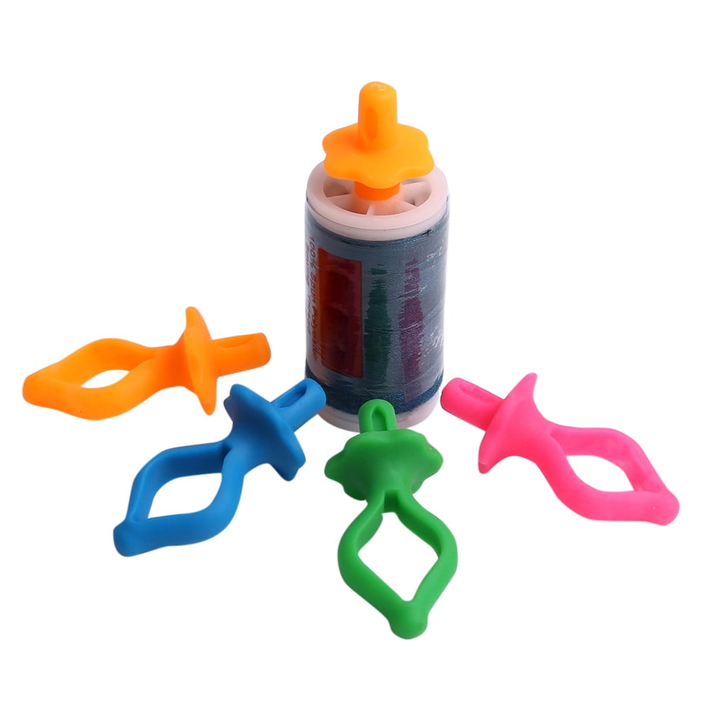 Loetky 16Pc Color Silicone Bobbin Clamps - Prevent Thread Tails From ...