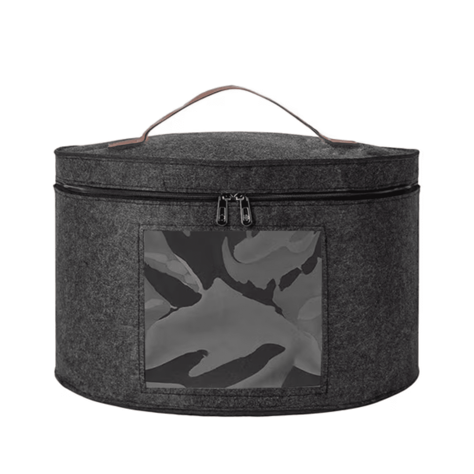 Loetky Foldable Round Hat Box for Storage and Travel, Collapsible ...