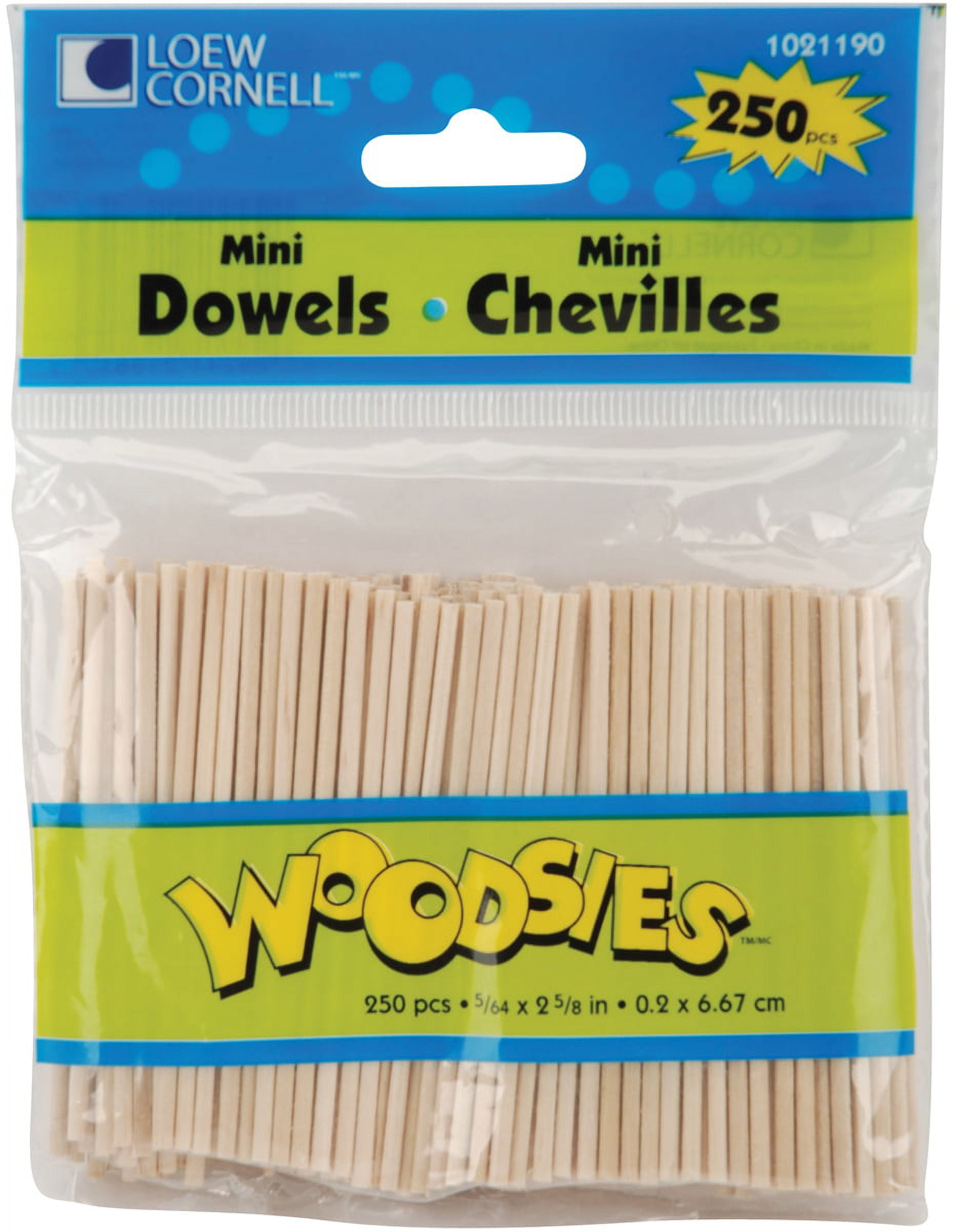 Loew Cornell 1021190 Mini Dowels 2-5/8 - Walmart.com