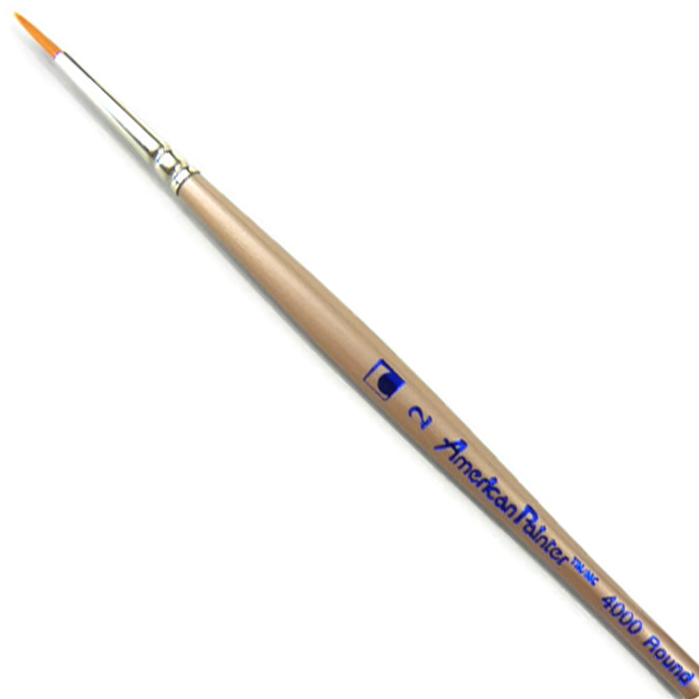 Loew-Cornell American Painter Brush - Round, Size 2 - Walmart.com